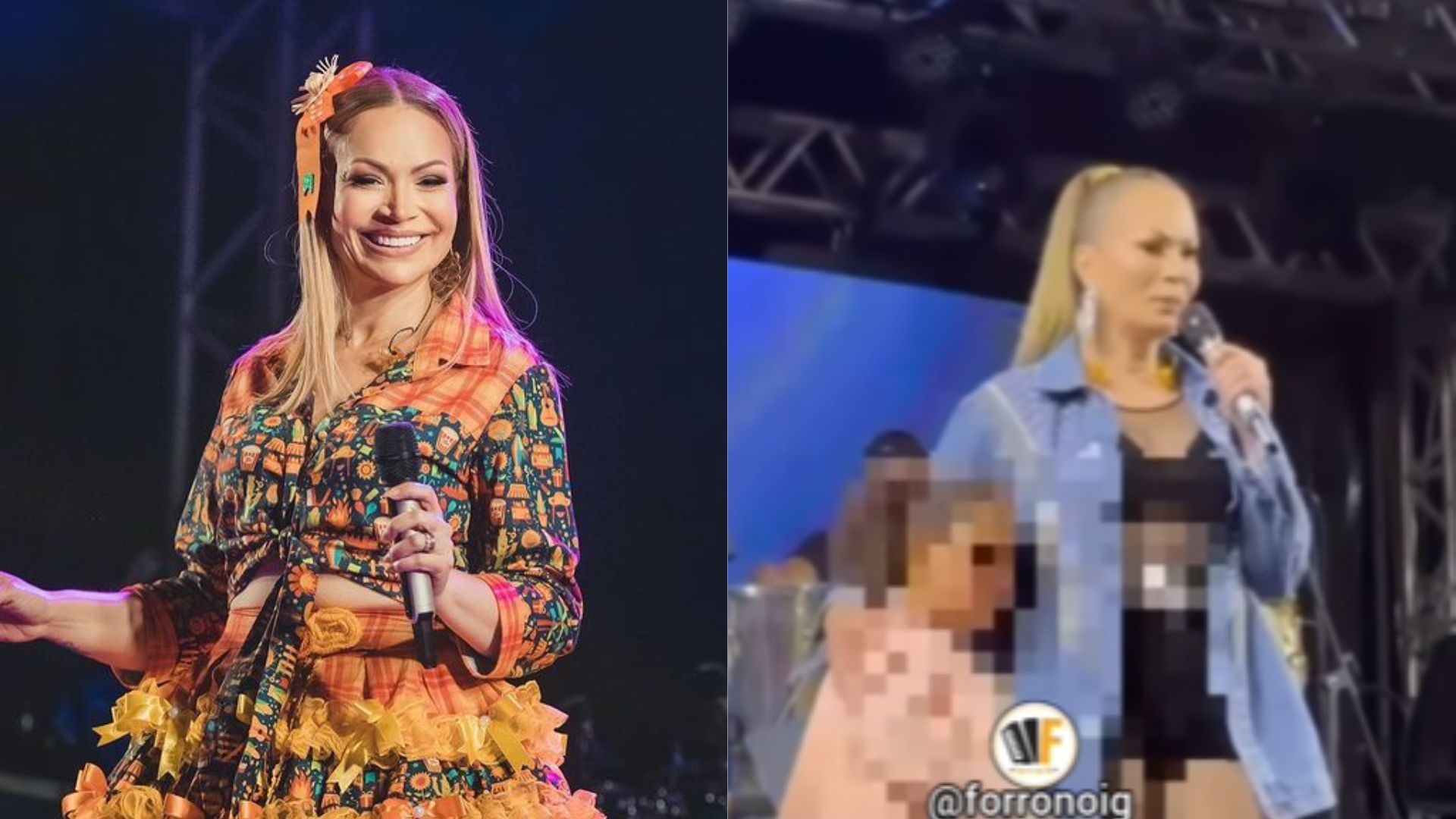 VÍDEO: Solange Almeida se revolta e 'briga' com fã duarante show; saiba motivo