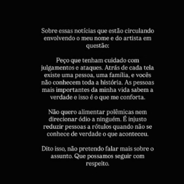 Dani Lopez desabafa após ter romance com Tirullipa exposto: "É injusto"