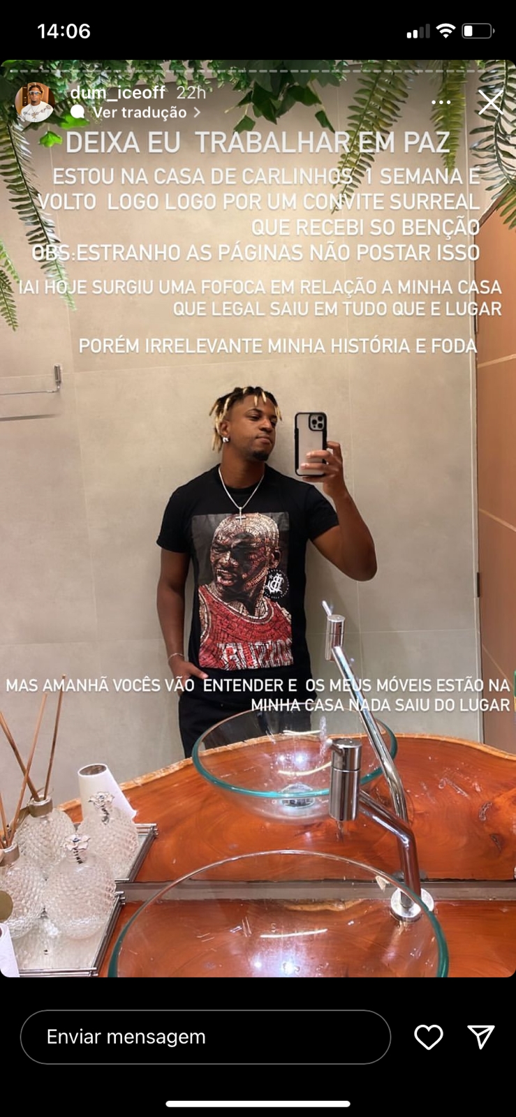 Influenciador baiano, Dum Ice se envolve em confusão sobre mansão luxuosa; entenda