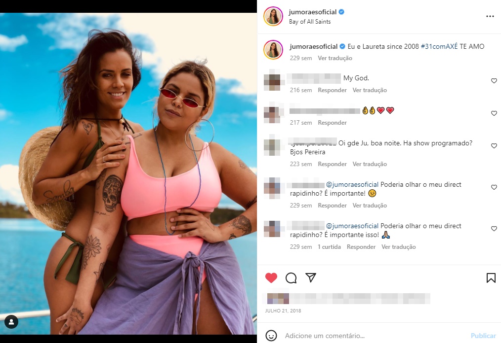 Maria Rita namora DJ que já foi apontada como affair de cantora baiana