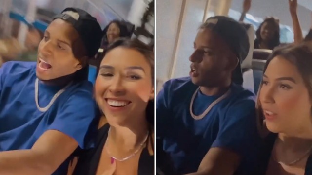 Tá rolando? Jogador Rodrygo aparece ao lado da ex-namorada na web