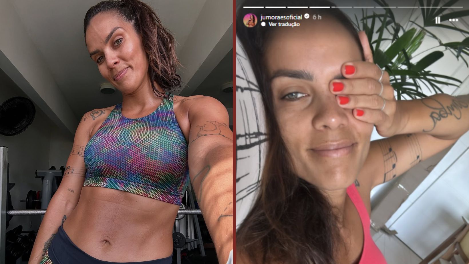 Ju Moraes volta para casa da mãe após término com Thiciana Zaher