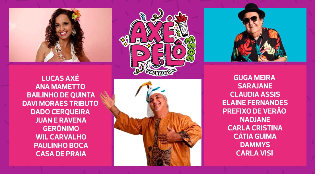 BNews Folia 2023: Pelourinho terá shows de Gerônimo, Sarajane, Carla ...