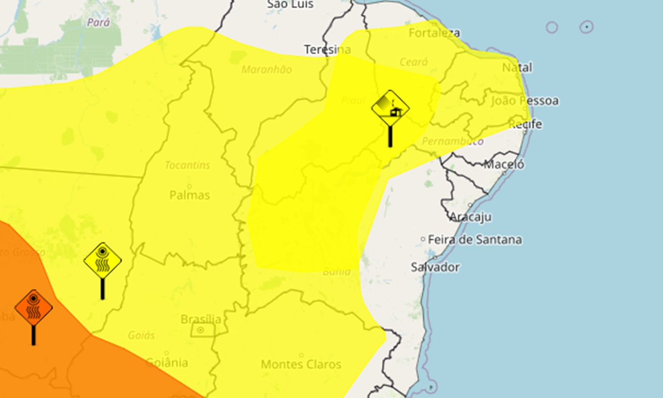 Bahia tem 101 cidades com alerta de vendaval; confira lista