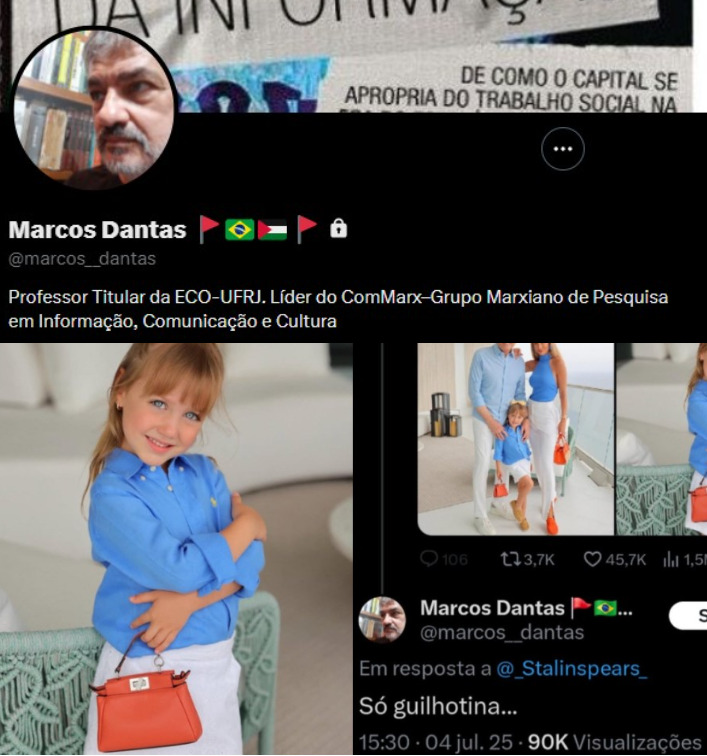 Professor que sugeriu ‘guilhotina’ à filha de Justus foi secretário do MEC; saiba detalhes