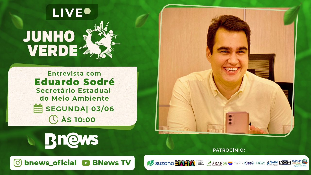 Junho Verde: secretário estadual do Meio Ambiente concede entrevista ao BNews