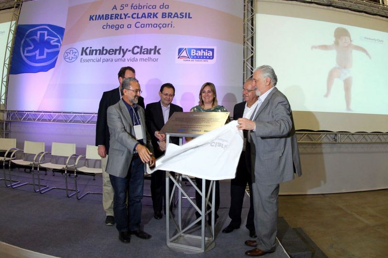 Kimberly-Clark inaugura em Camaçari primeira fábrica no Nordeste