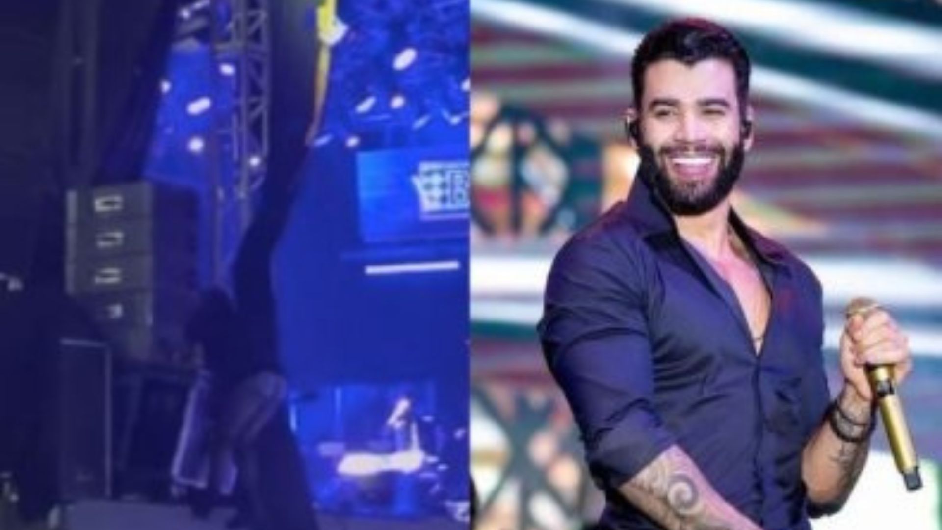 Fã Despenca Ao Tentar Invadir Palco Em Show De Gusttavo Lima Assista