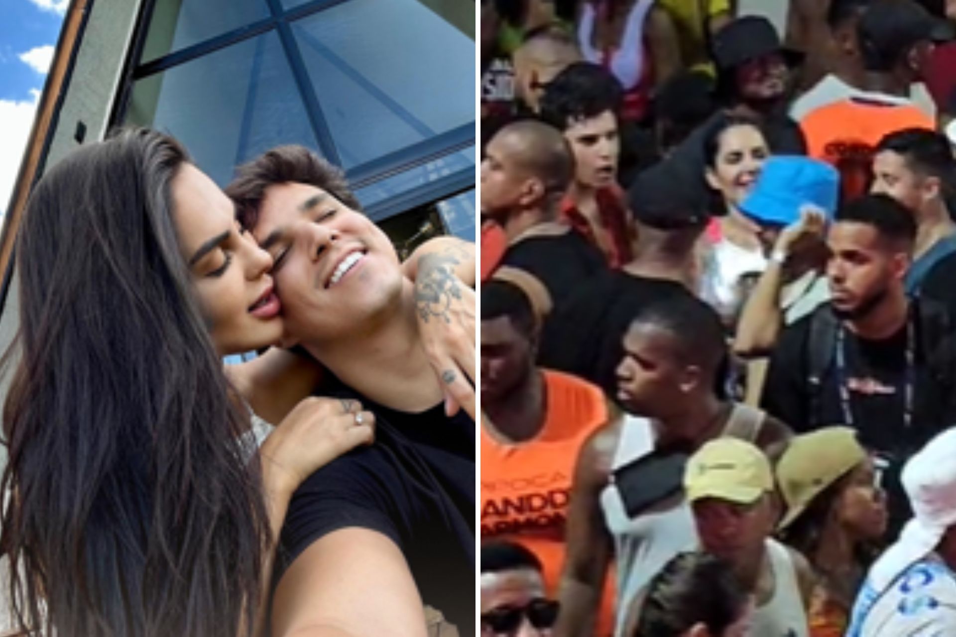 Bruno Cardoso e Brunna Bernardy, de "A Grande Conquista", curtem pipoca ...