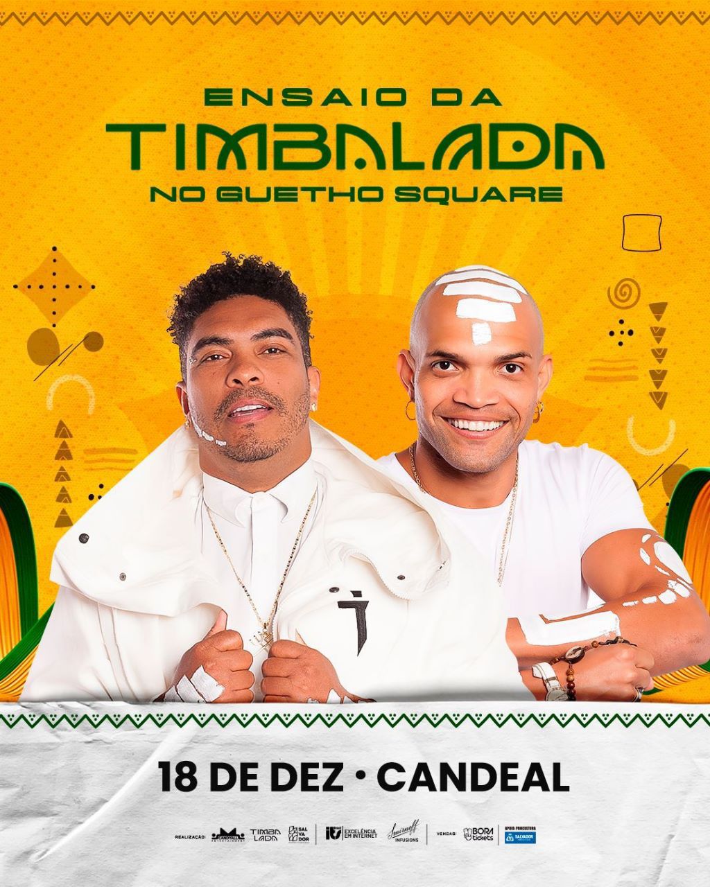 Timbalada anuncia data do segundo ensaio de verão; saiba quando