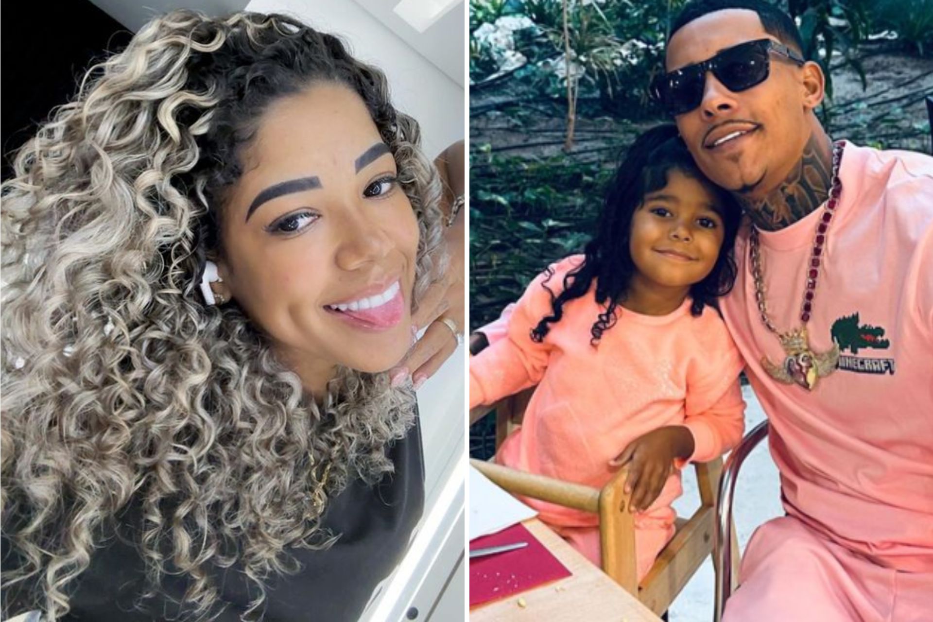 Ex de MC Poze se revolta após cantor levar filha para festa de affair ...