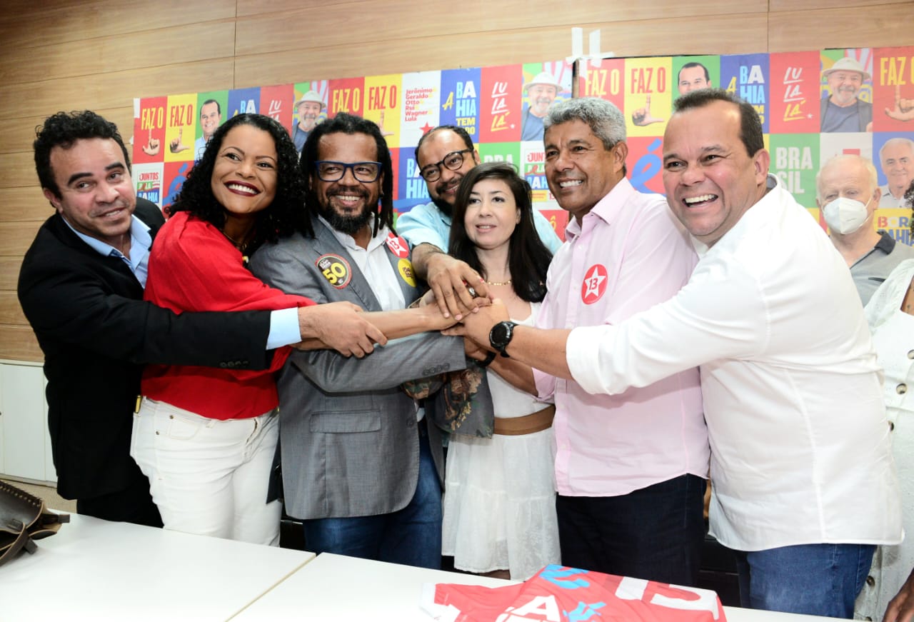 Kleber Rosa oficializa apoio a Jerônimo Rodrigues no segundo turno Kleber Rosa oficializa apoio a Jerônimo Rodrigues no segundo turno