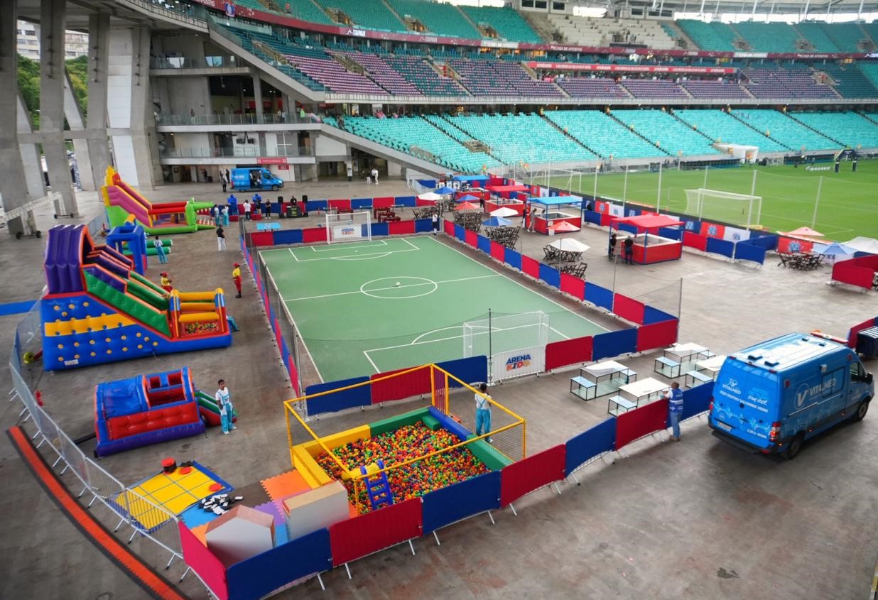 Esquadrão Arena Kids: espaço da Casa de Apostas Arena Fonte Nova inclui ...