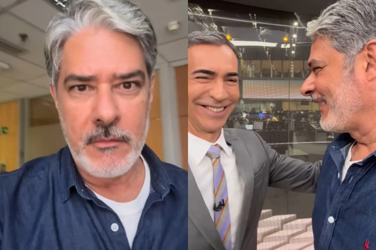 William Bonner toma decisão inesperada, invade estúdio da Globo e César Tralli reage: "Pediu ...