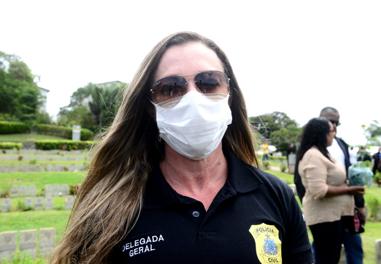 Delegada-geral da Polícia Civil da Bahia diz que Portela é Delegada-geral da Polícia Civil da Bahia diz que Portela é